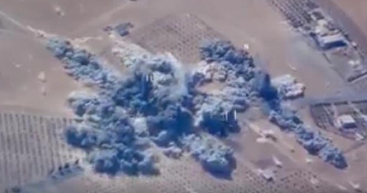 อเมริกาอวดคลิปโจมตี ISIS อย่างโหด ระเบิดบึ้มทีเดียว 5 จุด พินาศทั้งแถบ