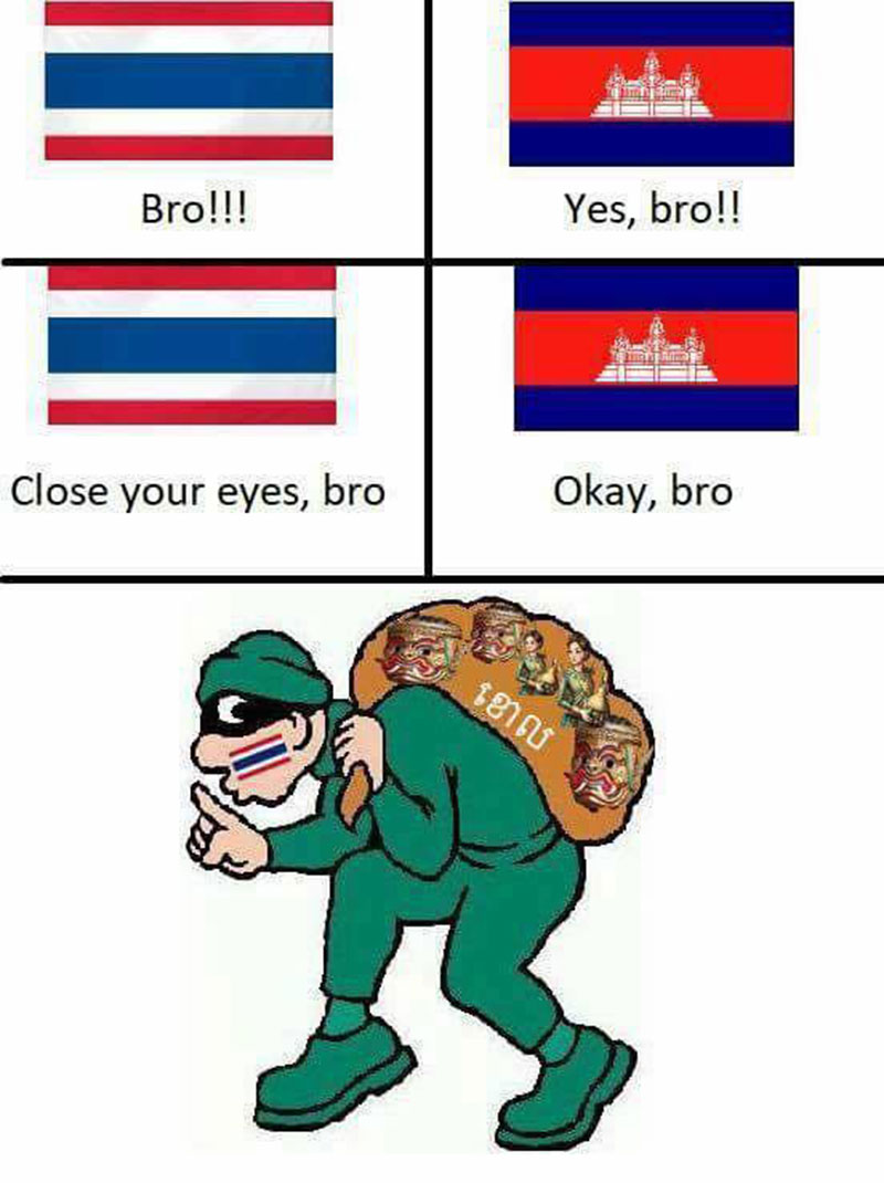 สัมพันธ์ไทย - กัมพูชา ร้าวหนัก ตั้งเพจจวก โชว์แผนที่ครึ่งหนึ่งของไทย ...