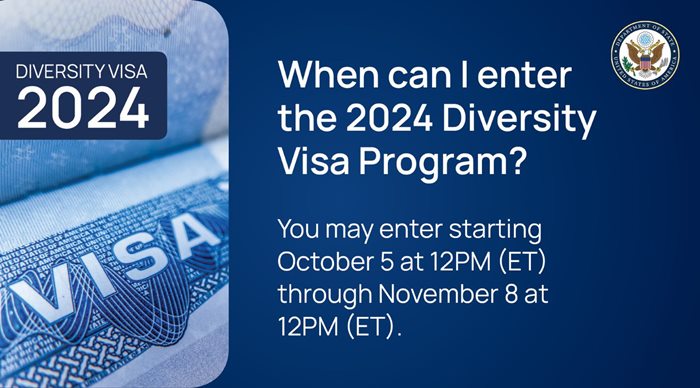 วีซ่า ลอตเตอรี่ 2566 มาแล้ว เตรียมเปิดสมัครลุ้น วีซ่าอเมริกกาฟรี เริ่ม 5 ต.ค. 65